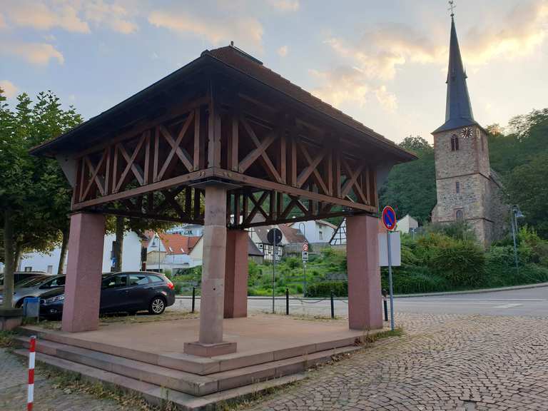 Laudenbach Marktplatz – Bergstraße/Ba.Wü. 🚴‍♂️: Rennradfahren und ...
