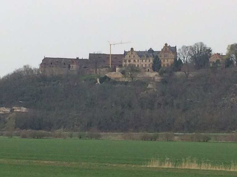Aussicht auf Schloss Vitzenburg - Cycle Routes and Map | Komoot