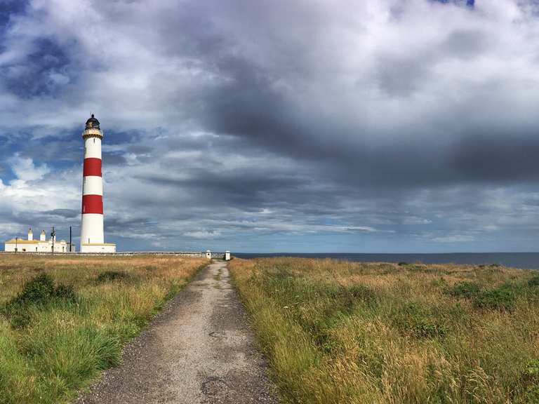 Portmahomack, Tarbat Ness Lighthouse & Ballone Castle loop | hike | Komoot