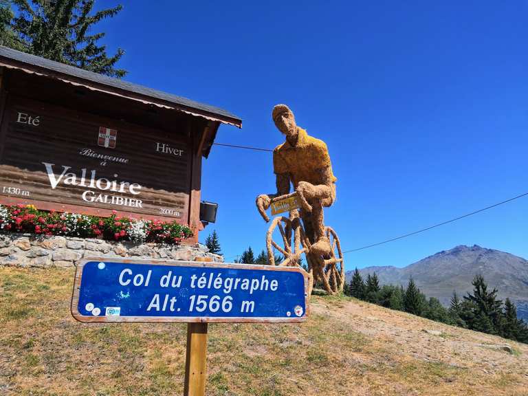 Col du Télégraphe Road Cycle Routes and Map | Komoot