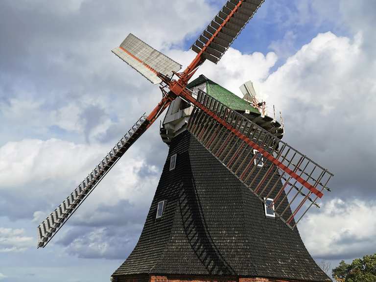 Windmill Near Baltic Sea Nature Park – Hiking & Cycling Routes | Komoot