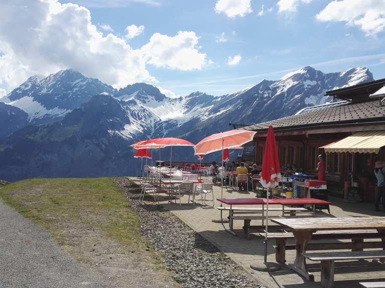 Oeschinensee mountain station, Canton Bern Routes for Walking and ...