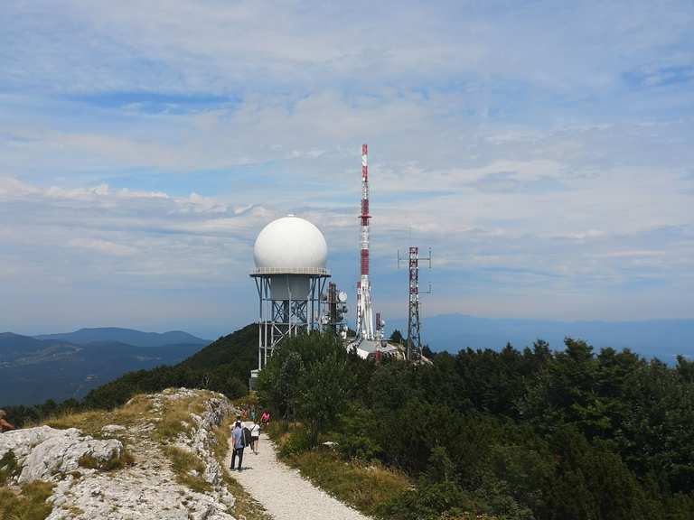 Vojak - Gipfelblicke am Abend – View from Mount Vojak Runde von Rijeka ...