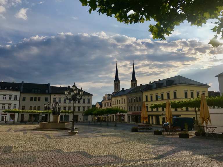 Oelsnitz Market Square - Mountain Bike Trails & Tracks | Komoot