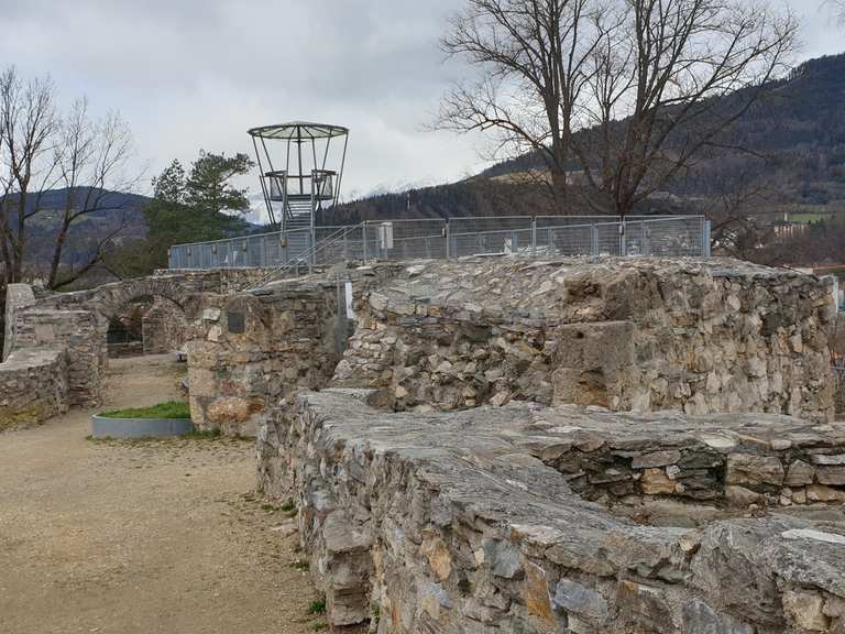 Aussichtsplattform Burgruine Massenburg - Hochsteiermark, Styria ...