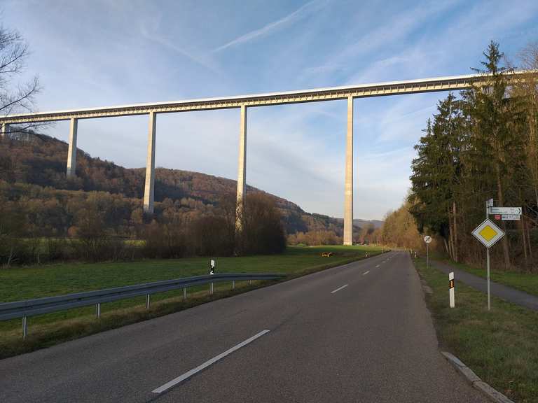 Kochertalbrücke Autobahn A6 - Road Cycle Routes and Map | Komoot