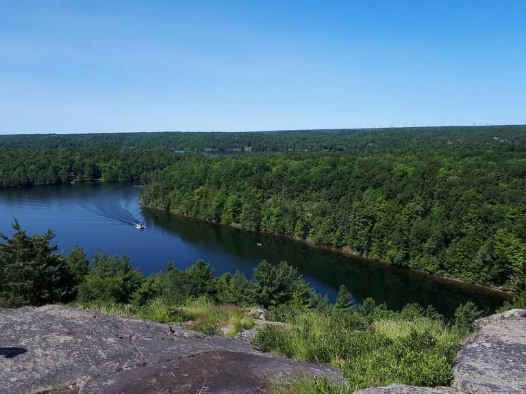 Dunder Rock Lookout – Rock Dunder Conservation Area loop from Pine ...