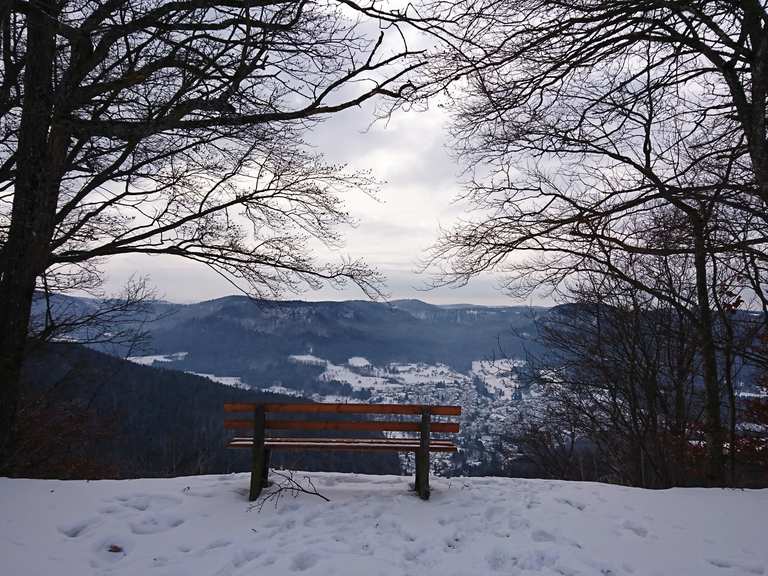Blick Richtung Laufen an der Eyach: Wanderungen und Rundwege | komoot