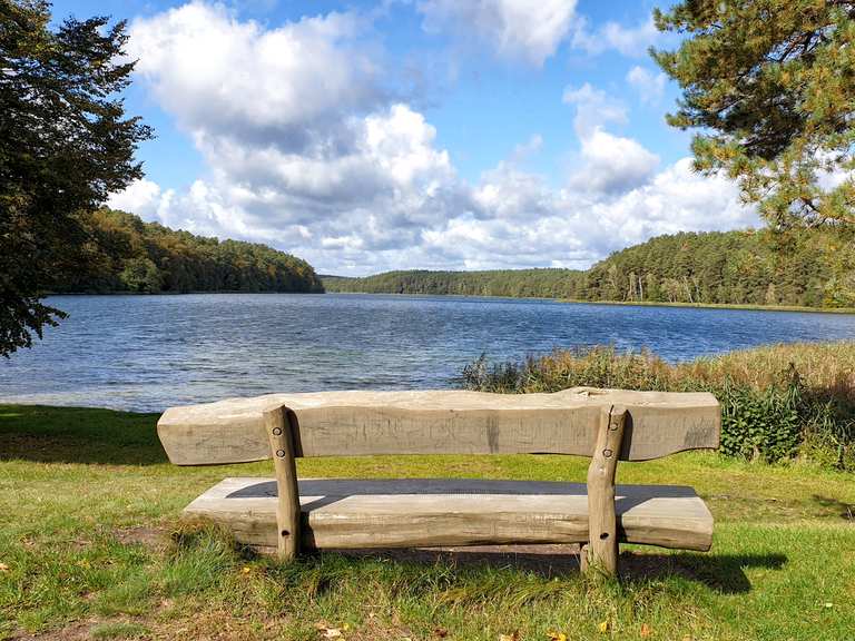 Badestelle am Roofensee bei Menz: Wanderungen und Rundwege | komoot
