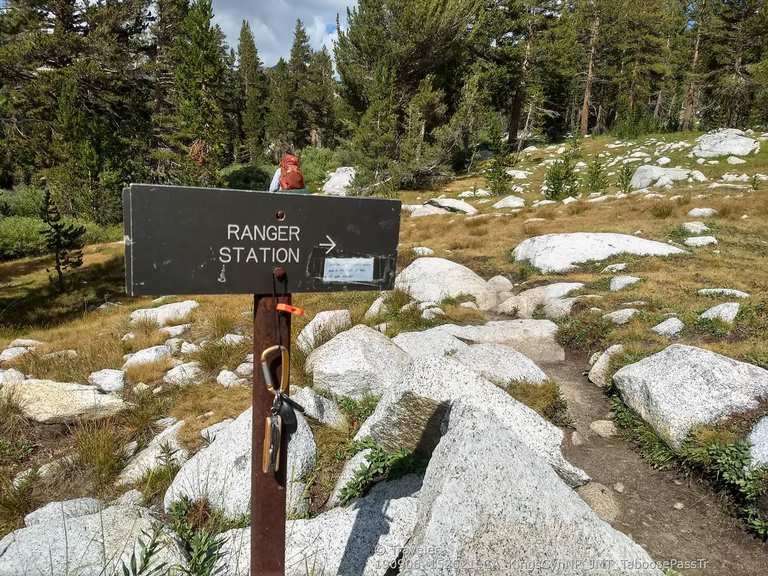 Ranger Station JMT/PCT Taboose Pass/Bench Lake Junction Routes for ...