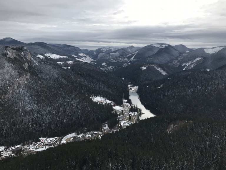 Der rote See – Ausblick auf Lacu Roșu Loop from Lacu Roșu | Wanderung ...