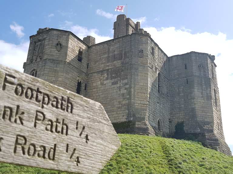 Warkworth Castle the East Chevington nature reserve loop | ride | Komoot