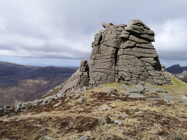 View of the Mourne Mountains – Slieve Binnian loop from Annalong | hike ...