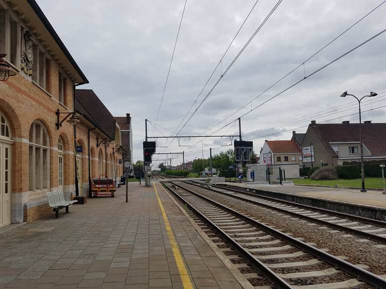 Station Adinkerke De Panne - Itinéraires vélo et carte | Komoot