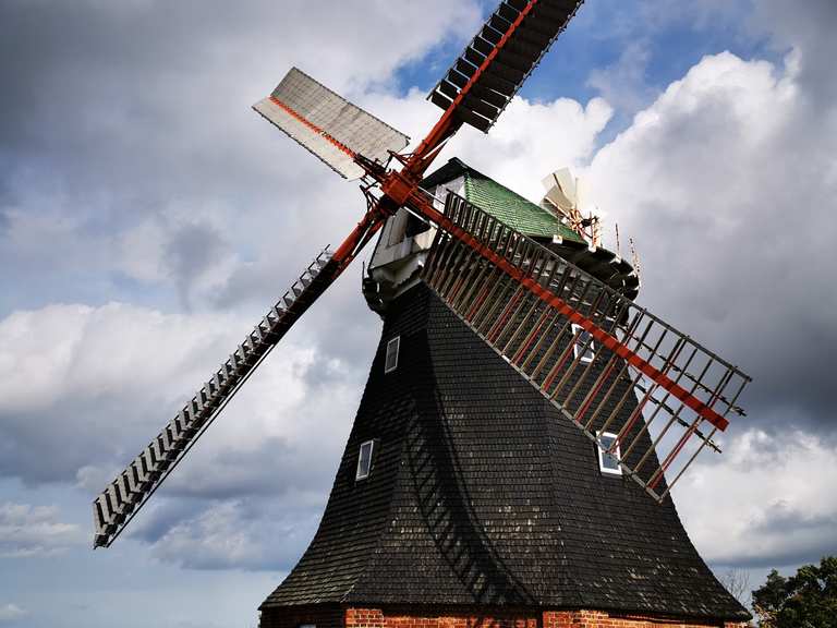 Windmill Near Baltic Sea Nature Park – Hiking & Cycling Routes | Komoot
