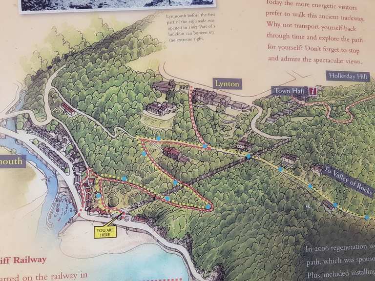 Lynton and Lynmouth Cliff Railway Routes for Walking and Hiking | Komoot
