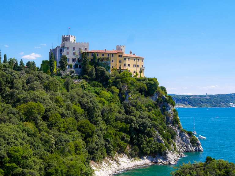 Castello di Duino / Devinski grad: Wanderungen und Rundwege | komoot