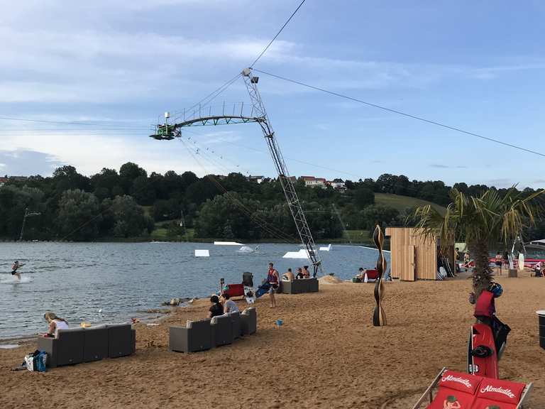 Wakeboardanlage Badehalbinsel Absberg : Radtouren und Radwege | komoot