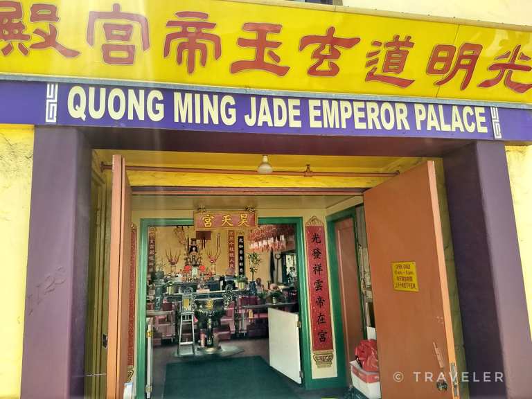 Quong Ming Jade Emperor Palace ⛩️ & Chinatown Public Library Routes for ...