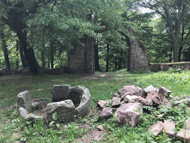Historisches Wildecker Tal – Ruine Blumenstein Rondje vanuit Raßdorf ...