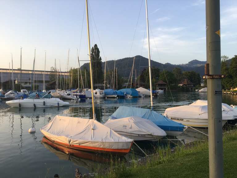 Strandbad Thun: Wanderungen und Rundwege | komoot