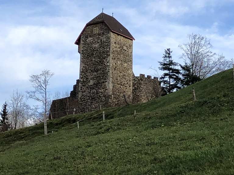 Burg Iberg (oder Yburg) ob Wattwil: Mountainbike-Touren und -Trails ...