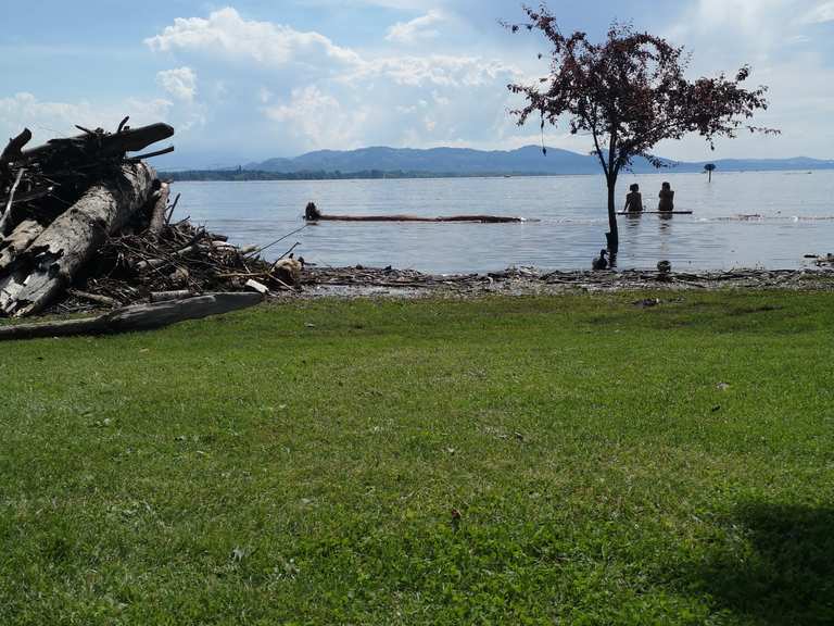 Strandbad Lochau am Bodensee - Scheffau, Lindau (Bodensee) | Cycling ...