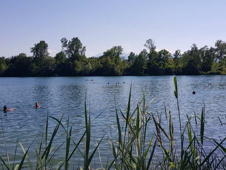 Badeplatz Happinger-Au-See - Mountain Bike Trails & Tracks | Komoot