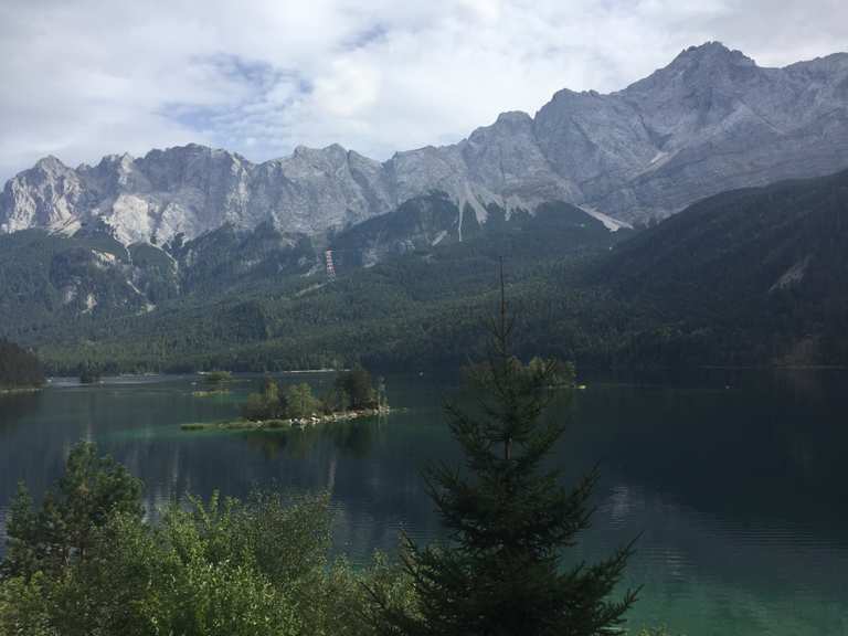 Blick auf den Eibsee – View of the Zugspitze loop from Eibsee | hike ...