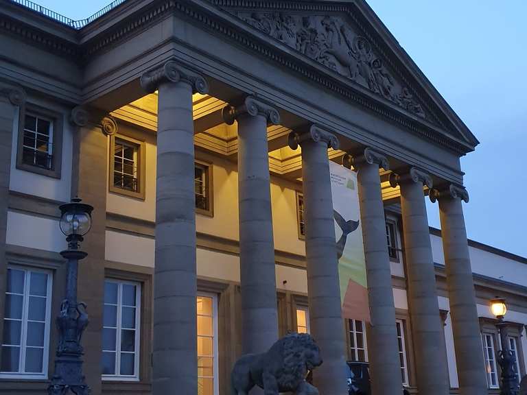 Naturkundemuseum Stuttgart, Schloss Rosenstein - Cycle Routes and Map ...