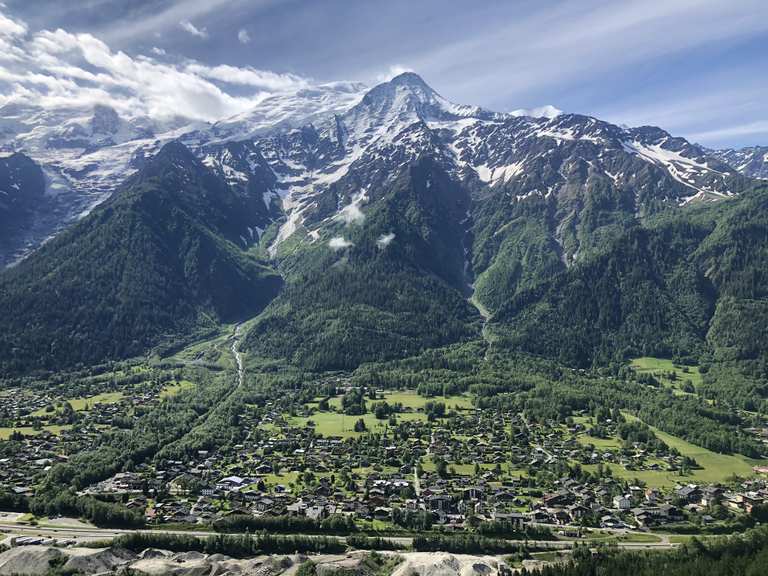 View of Mont Blanc from Le Brévent Routes for Walking and Hiking | Komoot