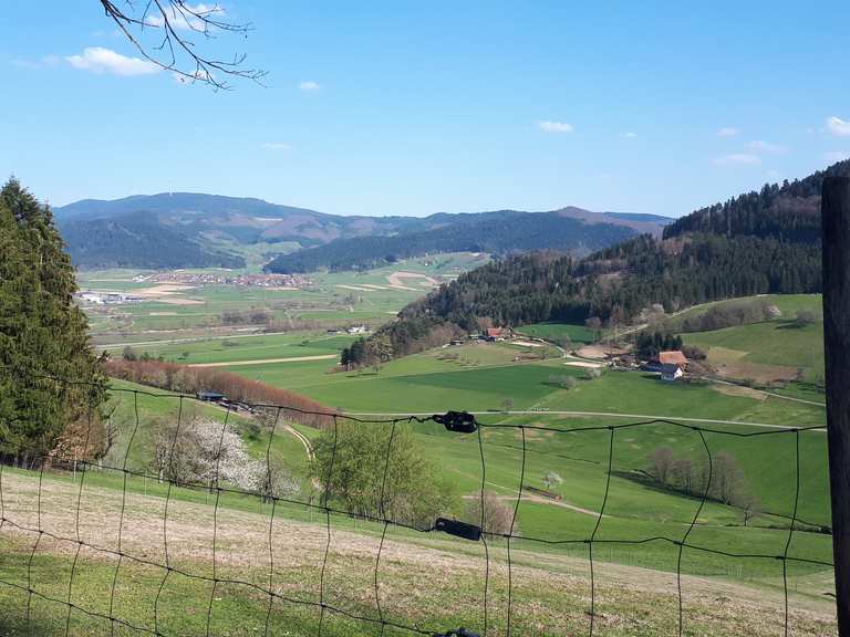 Heidburg Pass – Blick auf die Heidburg Runde von Elzach | Mountainbike ...