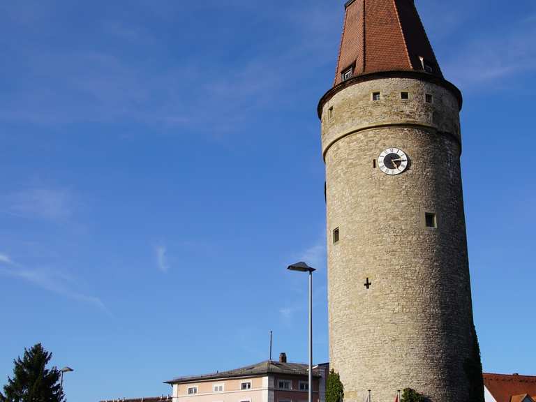 Falterturm (The Leaning Tower of Kitzingen) Routes for Walking and ...