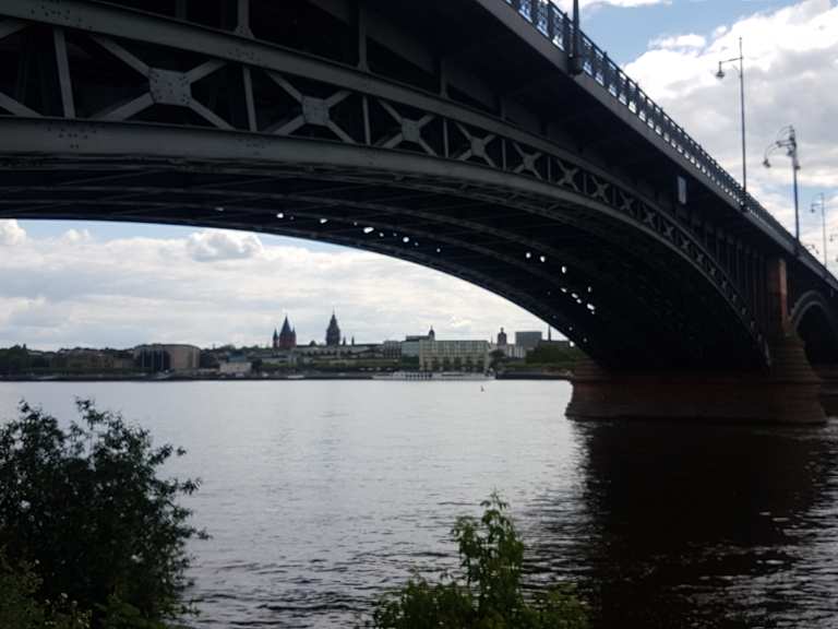 Neues Rheinufer mit Blick auf Mainz Cycle Routes and Map | Komoot