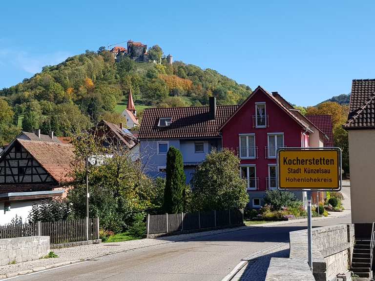 Blick auf Schloss Stetten - Itinéraires vélo et carte | Komoot
