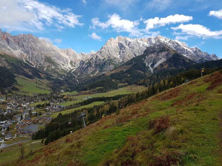 Hochmaisalm – Blick auf das Hochkönigmassiv Runde von Hinterthal ...
