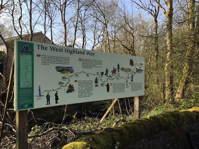 West Highland Way Start Point Routes for Walking and Hiking | Komoot