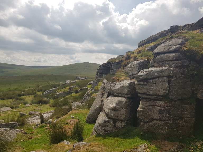 Oke Tor & Cosdon Beacon loop from Belstone — Dartmoor National Park ...