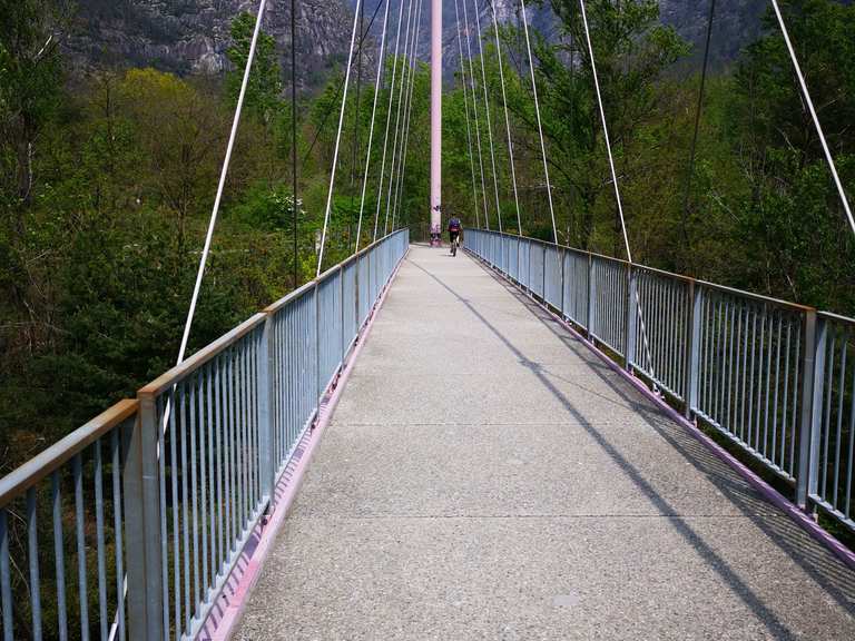 Brücke über den Melezza – Bré Runde von Locarno FART | Mountainbike ...