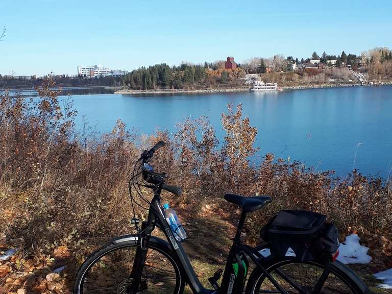 Glenmore Reservoir dam – Glenmore Landing loop from Garrison Woods ...
