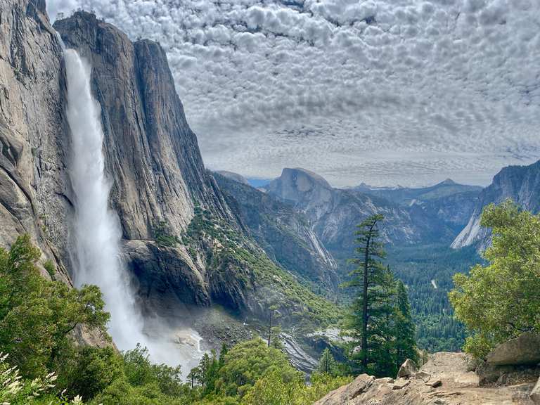 On Top of Yosemite Falls Hike — Yosemite National Park | wandeling | Komoot
