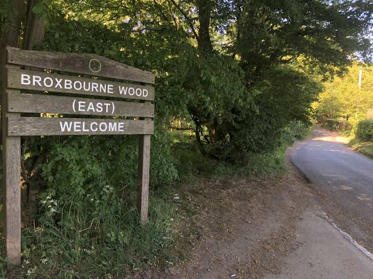 Broxbourne Woods Road Cycle Routes and Map | Komoot
