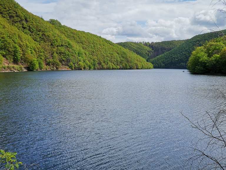 Panoramaweg - Rurseeblick – Blick über den Rursee Rondje vanuit Rurberg ...