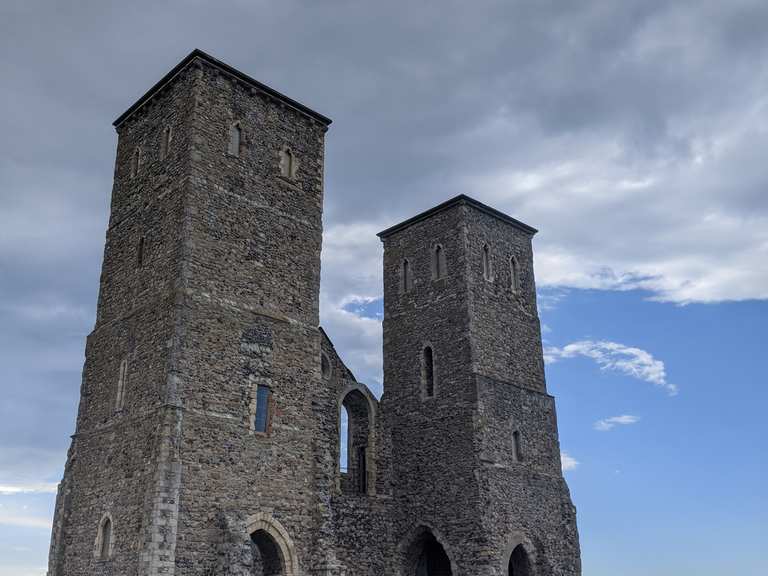 Reculver Towers - Cycle Routes and Map | Komoot