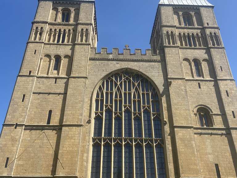 Southwell Minster Refectory Road Cycle Routes and Map | Komoot
