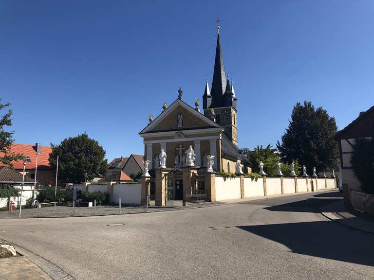 Kirche Memmelsdorf fietsroutes en kaart | Komoot