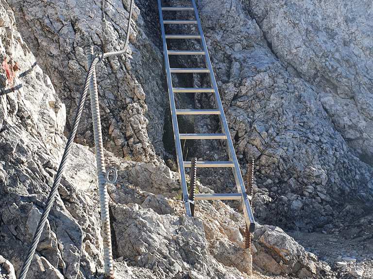Leiter auf dem Steig zur Reither Spitze: Wanderungen und Rundwege | komoot