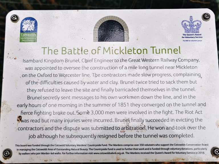 The Battle of Mickleton Tunnel Routes for Walking and Hiking | Komoot