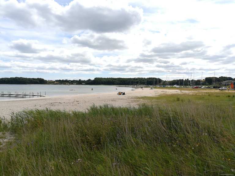 Hejlsminde Strand, bei Christiansfeld Routes for Walking and Hiking ...