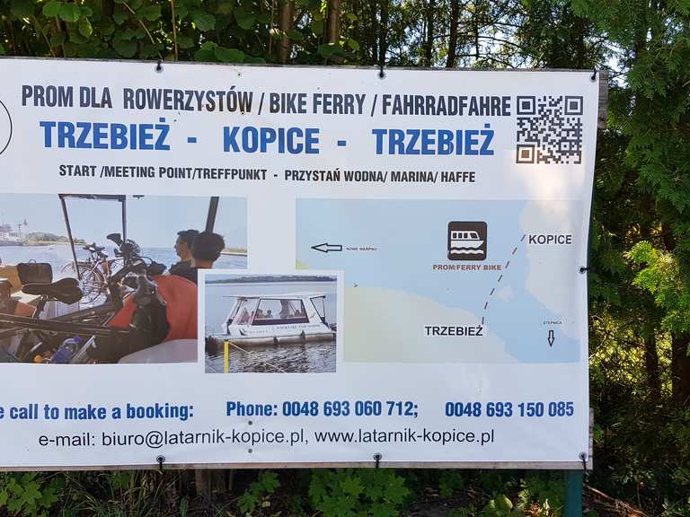 Bike Ferry Trzebież – Kopice - Cycle Routes and Map | Komoot